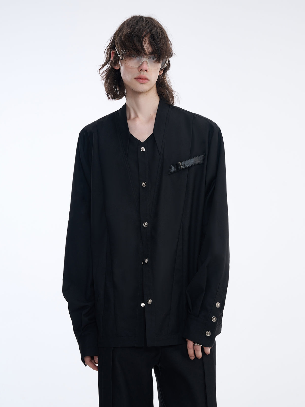 Placket Long Sleeve Shirt WN10695 – WONDER NOAH
