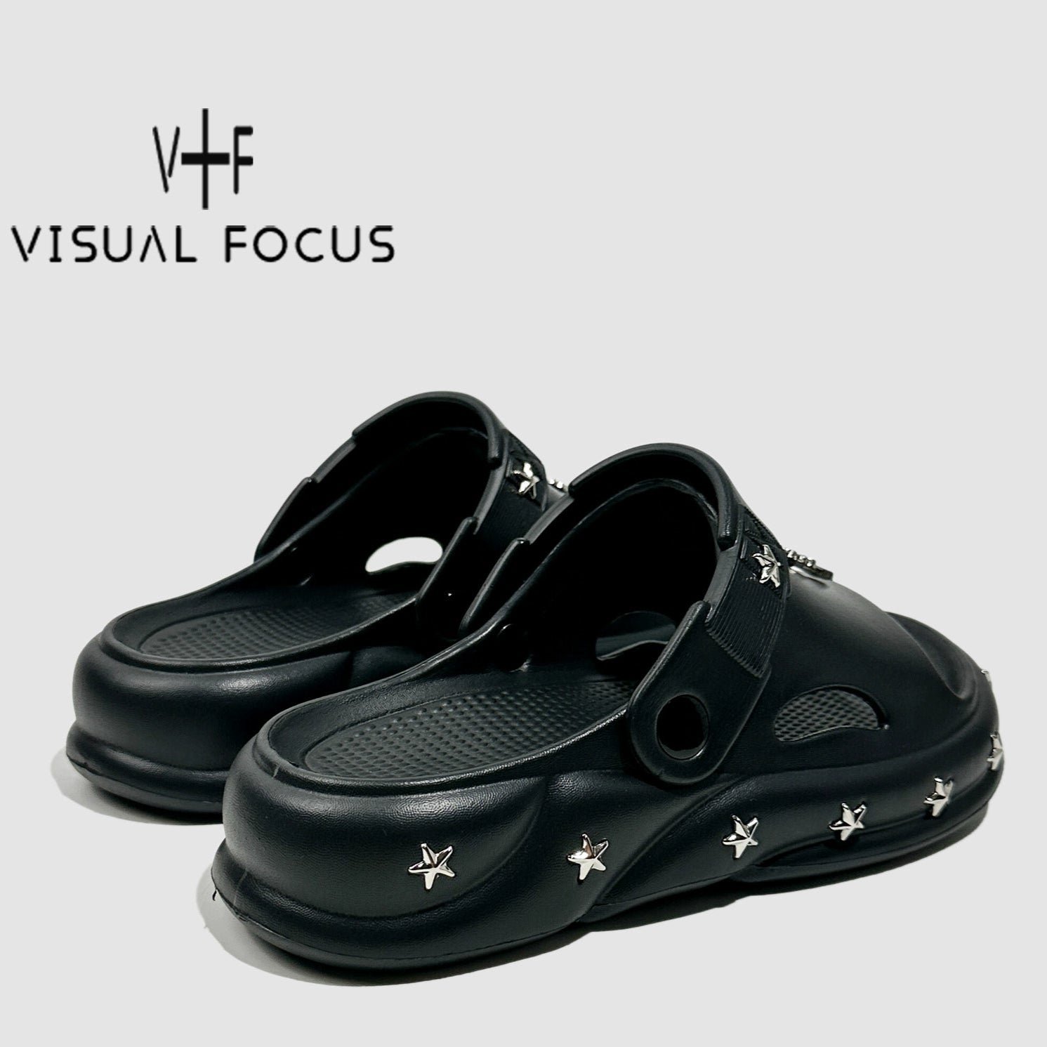 Studded Chunky Sole Punk Slides WN20616 – WONDER NOAH