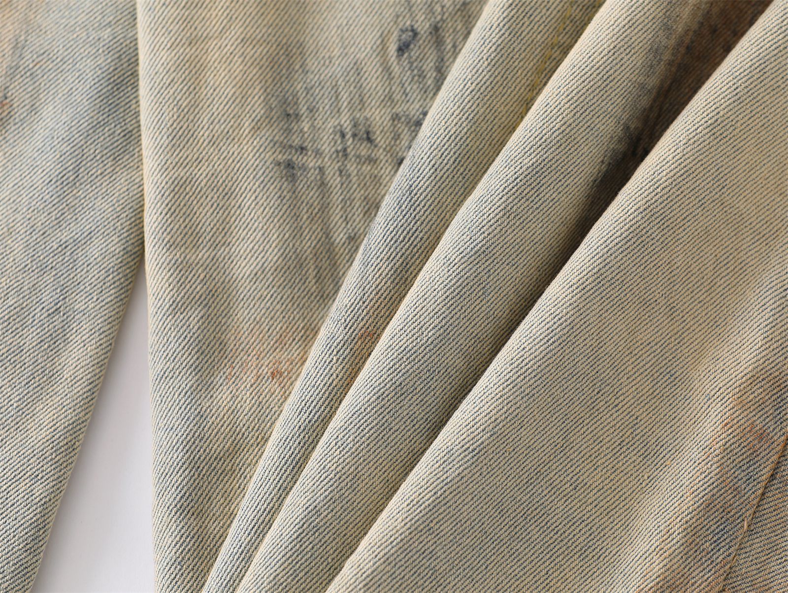 Washed Mud Dye Dirty Wide-Leg Denim Jeans WN15083 – WONDER NOAH