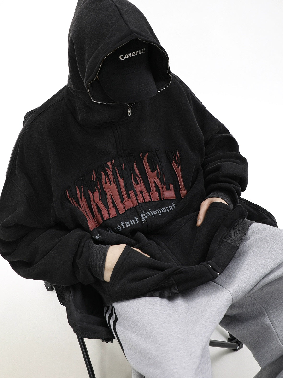 Oversize Brushed Lining Zipper Hoodie WN3038 – WONDER NOAH