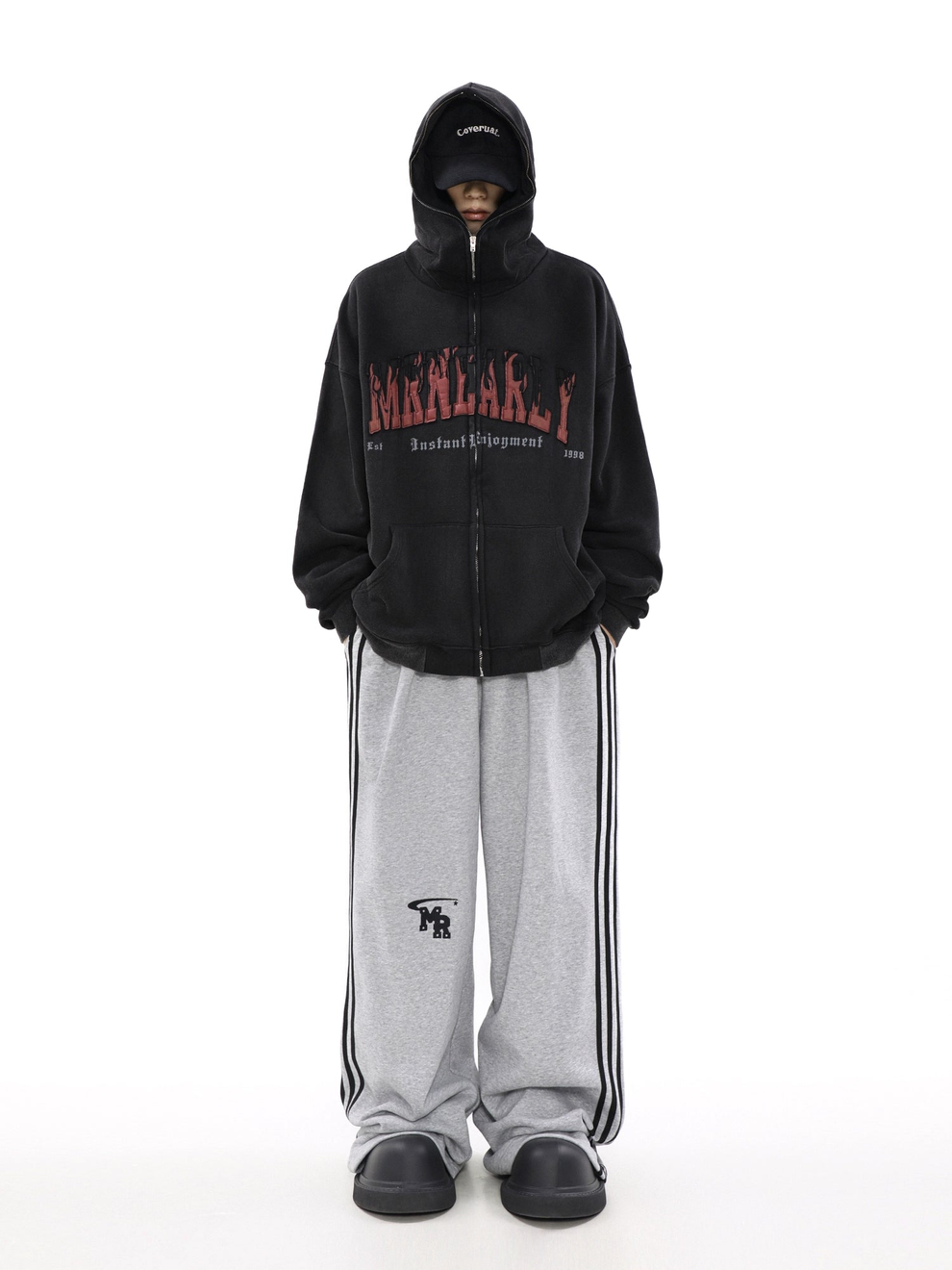 Oversize Brushed Lining Zipper Hoodie WN3038 – WONDER NOAH