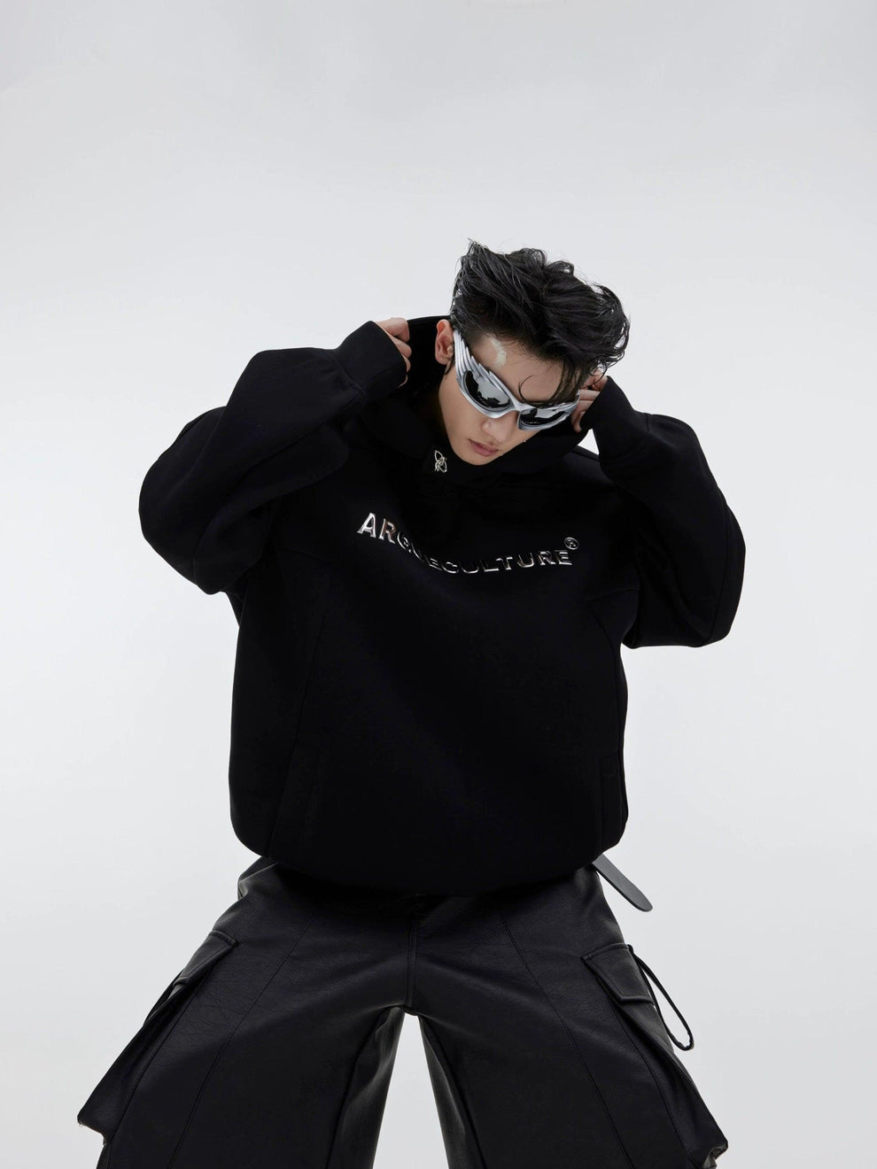 Oversize Shoulder-pad Hoodie WN2364 – WONDER NOAH
