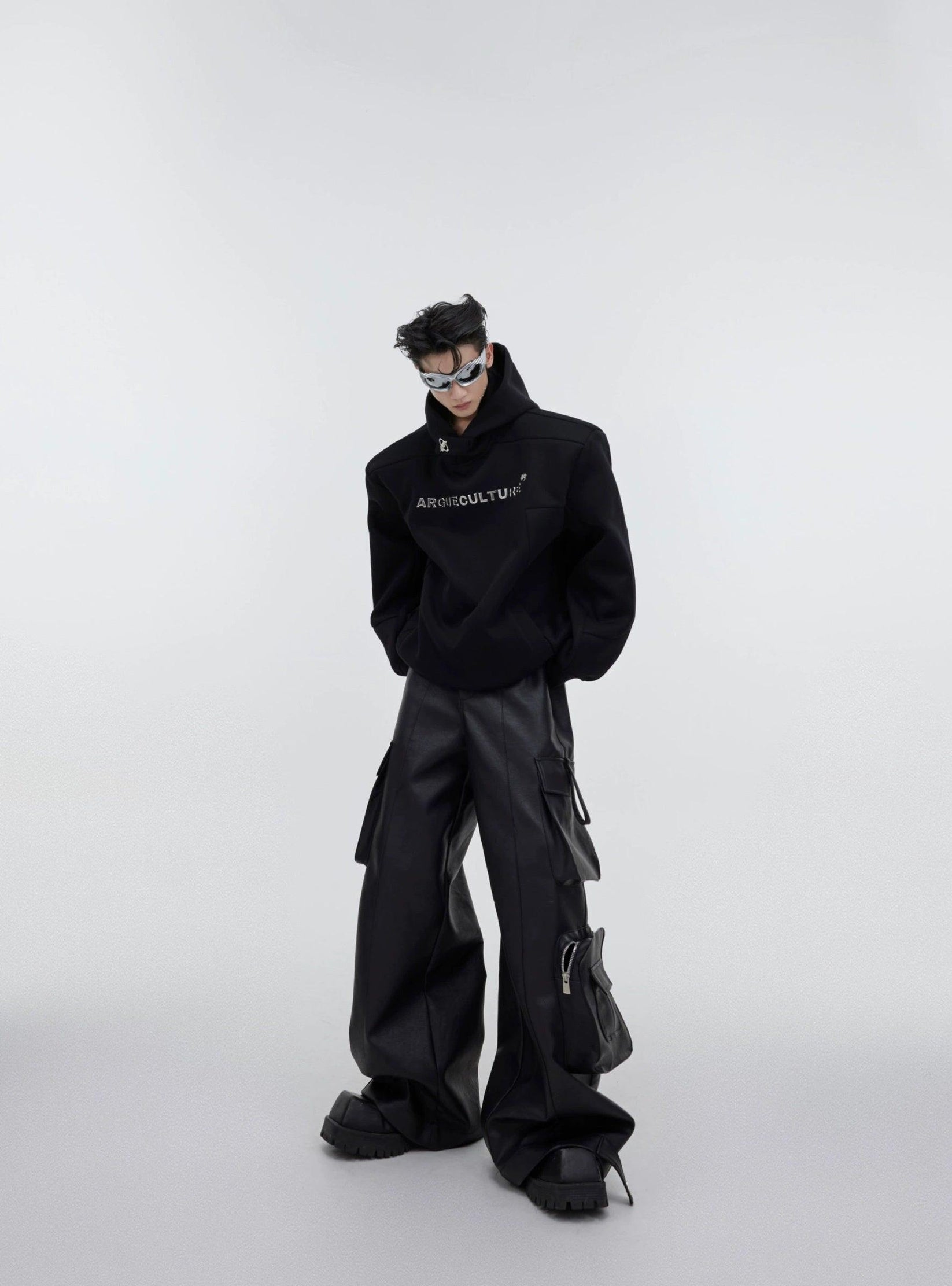 Oversize Shoulder-pad Hoodie WN2364 – WONDER NOAH