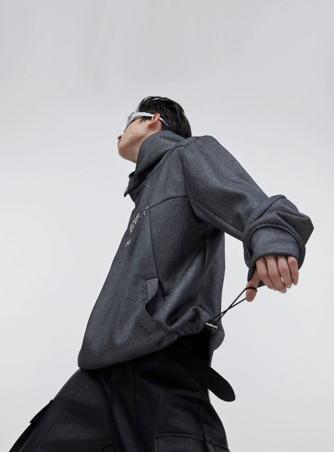 Oversize Shoulder-pad Hoodie WN2364 – WONDER NOAH