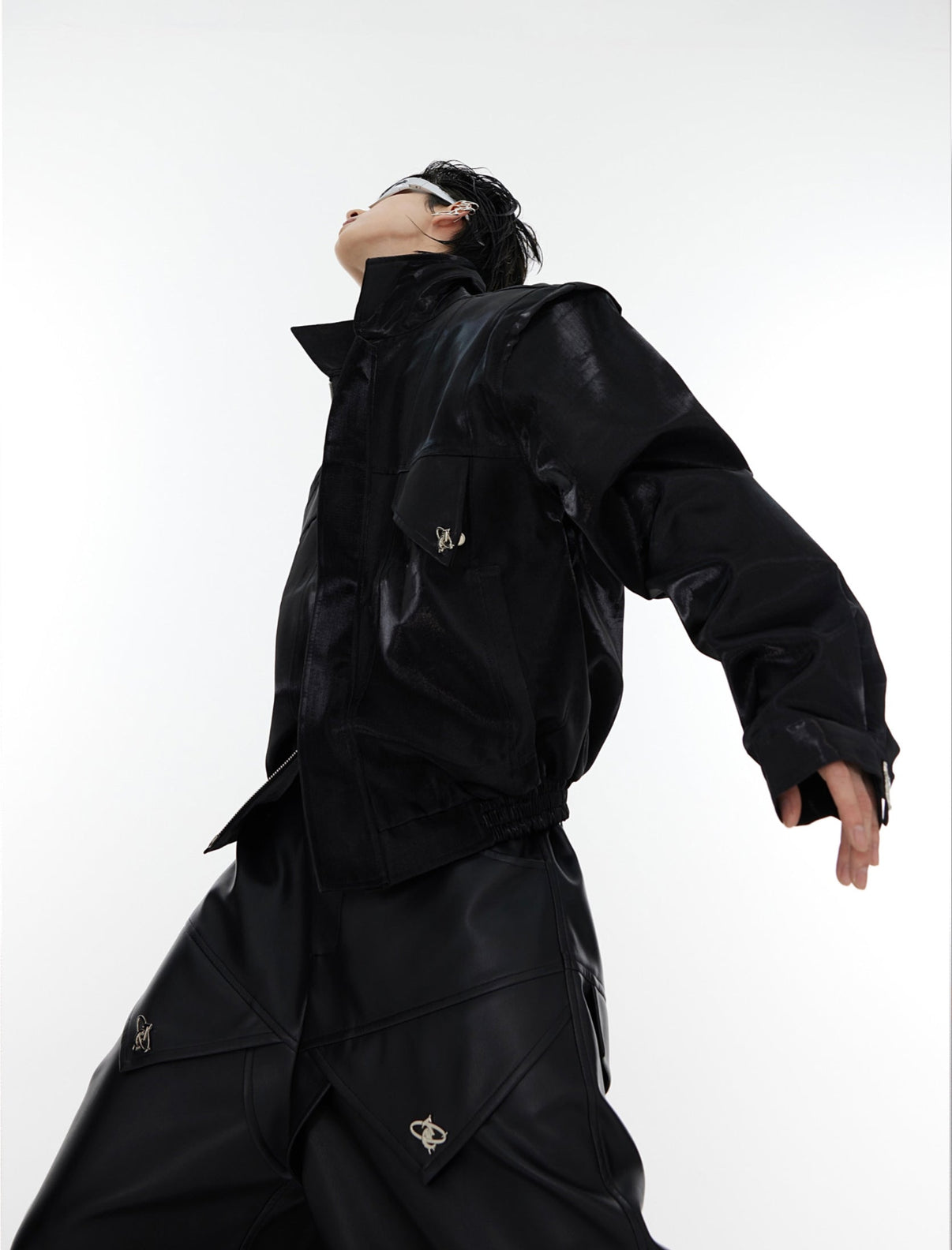 Oversize Shoulder-pads PU Leather Jacket WN2019 – WONDER NOAH