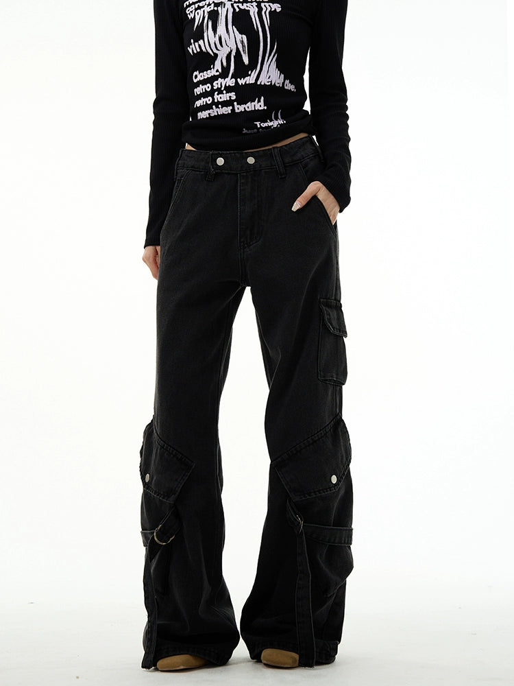 Retro Workwear Straight Denim Jeans WN4503 – WONDER NOAH